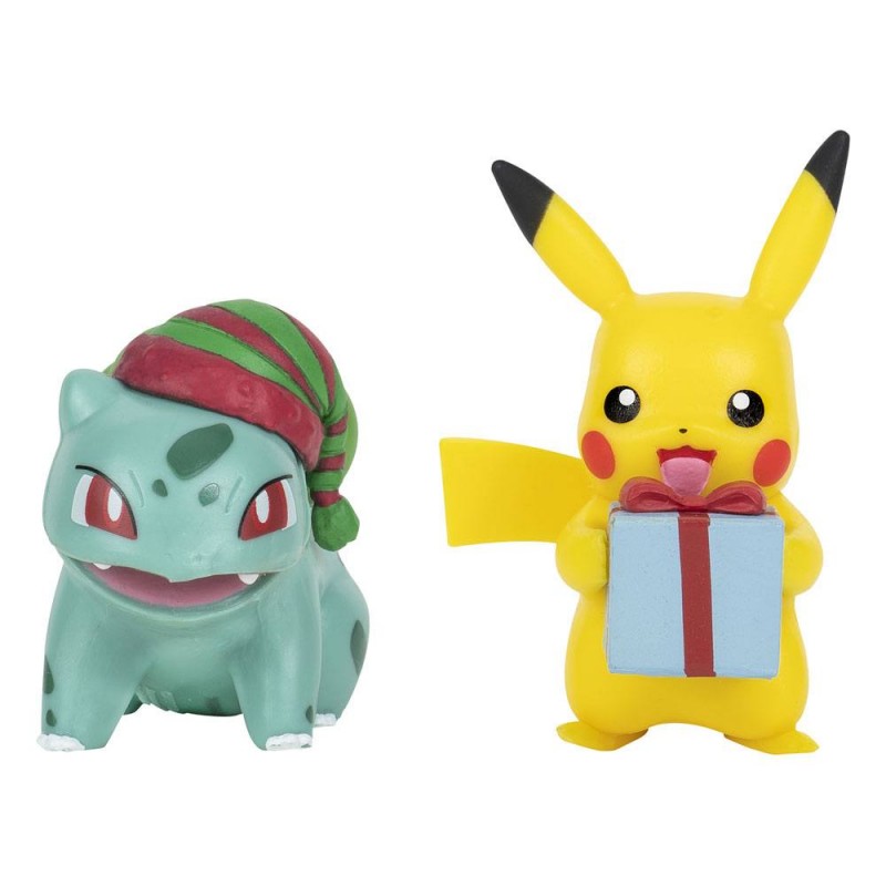 Pikachu and Bulbasaur Holiday Seasonal Battle Figure Pack Pokémon ...