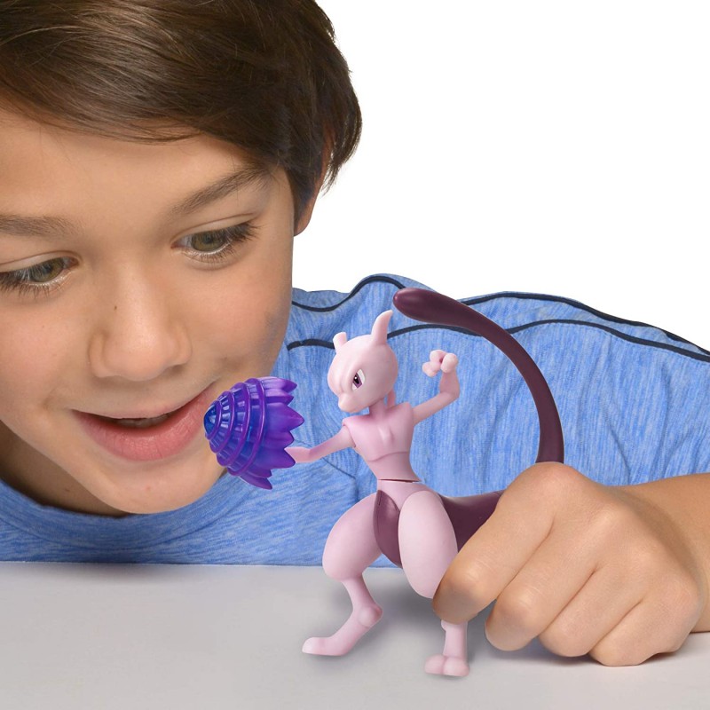 Mewtwo Figurine Battle Feature Figure Deluxe Action Pokémon